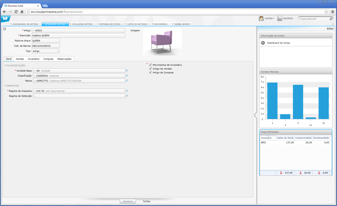 PRIMAVERA Business Software Solutions - PRIMAVERA BSS